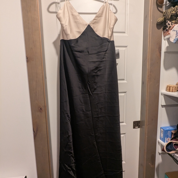 Socialite | Dresses | Socialite Black And Cream Maxi Dress | Poshmark